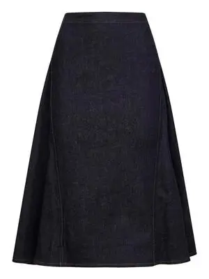 JACQUEMUS Jacquemus Women Blue The Lavoir De-Nîmes Denim Skirt