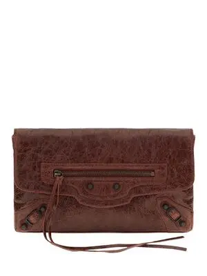 Balenciaga Le City Clutch In Lambskin - Multicolor