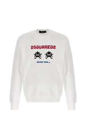 Dsquared2 Cotton Sweatshirt - White