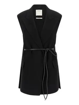 Sportmax Spxrapido Sleeveless Blazer - Black