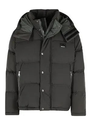 Dolce & Gabbana Polyamide Down Jacket - Gray