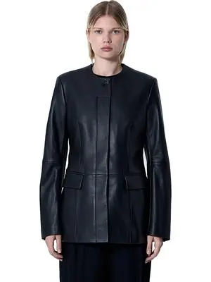 TOTEME Leather Jacket - Black