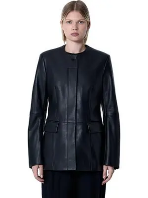 TOTEME Leather Jacket - Black