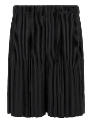 Issey Miyake Monthly Colors: June Bermuda Shorts - Black