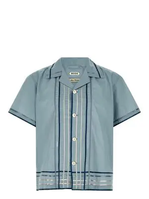 BODE Ribbon Plaid' Shirt - Blue