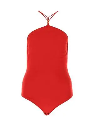Bottega Veneta Stretch Cashmere Blend Bodysuit - Red