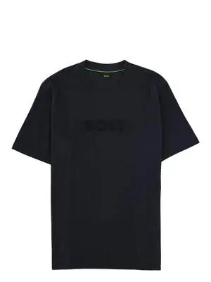BOSS T-shirt Terrace Con Logo - Blue
