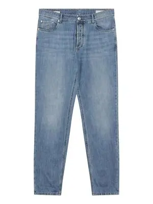 Brunello Cucinelli Traditional-fit Five-pocket Jeans - Blue