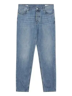 Brunello Cucinelli Traditional-fit Five-pocket Jeans - Blue
