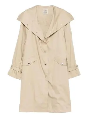 TOTEME Cotton Trench Coat - Cream