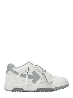 Off-White Leather Out Of Office Sneakers - Gray