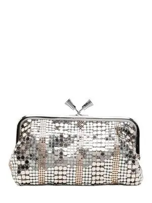 ANYA HINDMARCH Metallic Chainmail Clutch - Silver