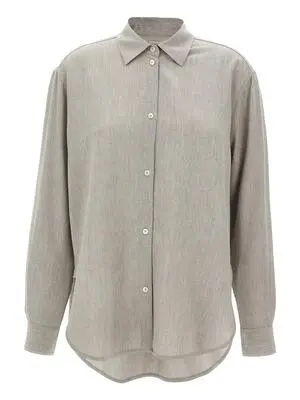 TOTEME Wool Blend Shirt - Gray