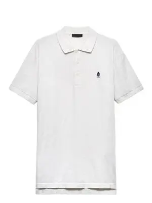 Prada Neutrals Polo Shirts - Cream