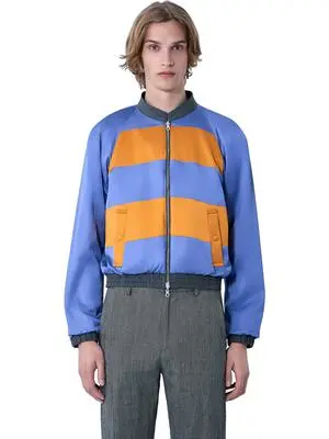 Dries Van Noten DRIES VAN NOTEN Vinnys Reversible Bomber Jacket Gray