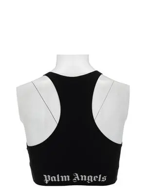 Palm Angels Cropped Top - Black