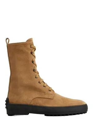 TOD'S Tod's Women Gommino Leather Laced Boots Multicolor
