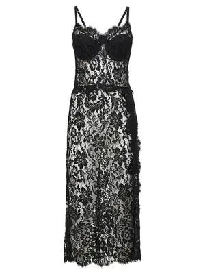 Dolce & Gabbana Cordonetto Lace Midi Dress - Multicolor