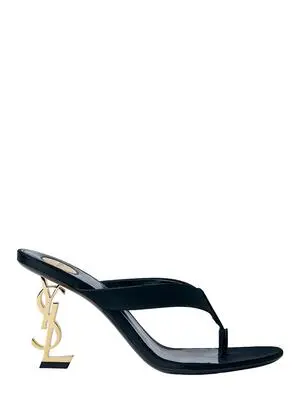 Saint Laurent Saint Laurent Women Opyum Thong Sandals Black