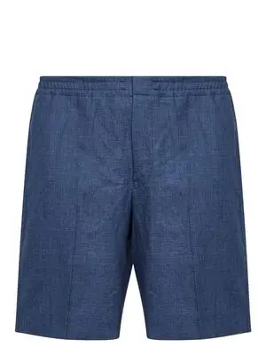Zegna Oasi Lino Shorts - Multicolor