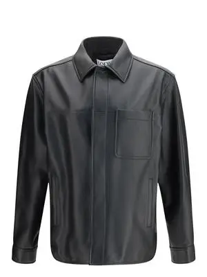 Loewe Leather Jacket - Black