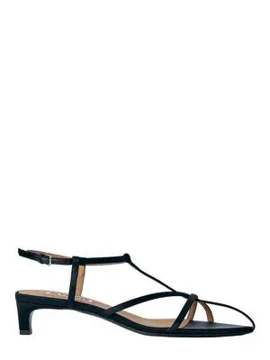 JIL SANDER Cage Sandals - Black