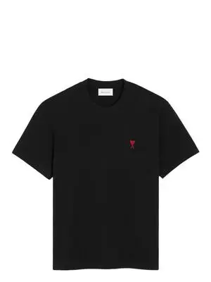 AMI Paris De Coeur Cotton T-shirt - Multicolor