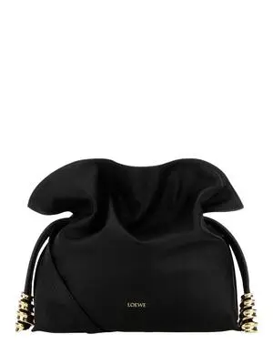 Loewe Leather Clutch - Black