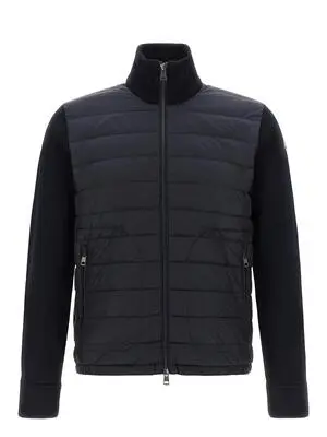 Moncler Padded Cardigan - Blue