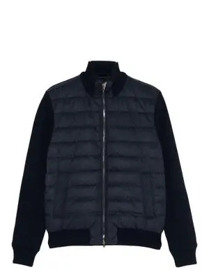 Herno Quilted High Neck Coat - Multicolor