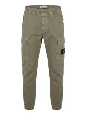 Stone Island Cotton Cargo Trousers - Multicolor