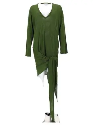 Attico Viscose Mini Dress - Green