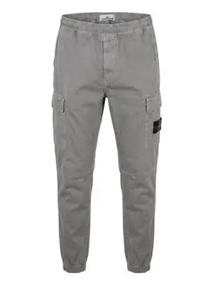 Stone Island Cotton Cargo Trousers - Multicolor