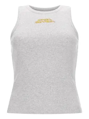 Casablanca Logo Tank Top - Gray