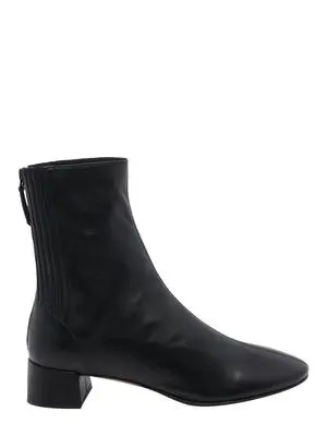 AQUAZZURA Suede Ankle Booties - Black