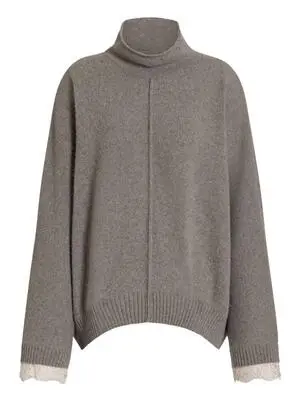 Alberta Ferretti Cashmere Turtle-neck Sweater - Multicolor