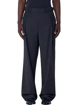 KIKO KOSTADINOV Elasticated Waist Tailored Trousers - Brown