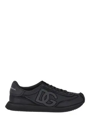 Dolce & Gabbana Leather Sneakers - Black