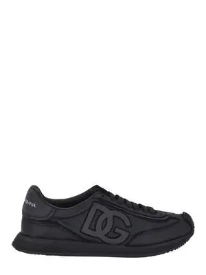Dolce & Gabbana Leather Sneakers - Black