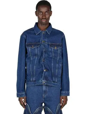 Y/project Wire Denim Jacket - Blue