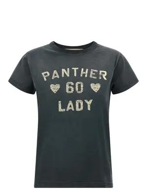 Valentino Garavani Panther Lady T-shirt - Gray