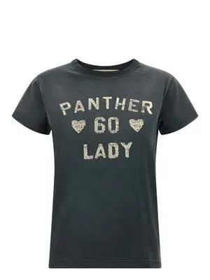 Valentino Garavani Panther Lady T-shirt - Gray