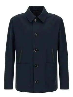Brioni Desert' Jacket - Blue