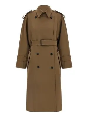 Max Mara Mxmcerto' Trench Coat - Brown