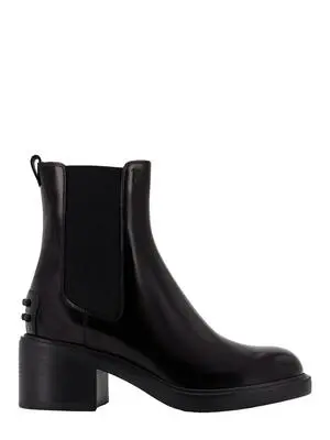 TOD'S Gomma T60 Leather Ankle Boots - Multicolor
