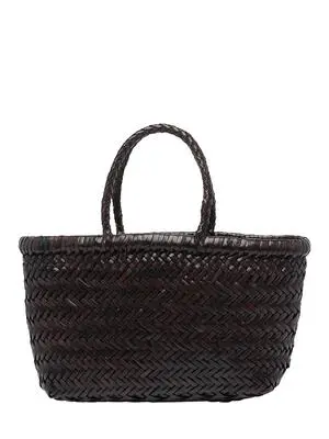 Dragon Diffusion Mini Flat Gora Handbag - Brown