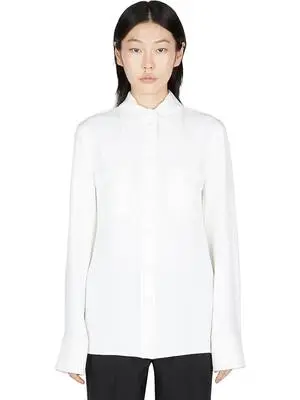 Stella McCartney Classic Technical Blend Relaxed Shirt - White