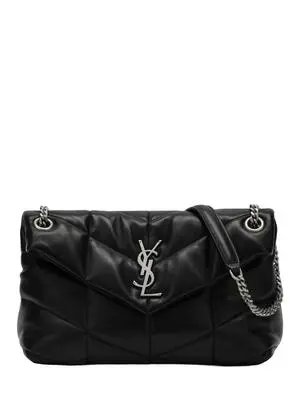Saint Laurent Small Loulou Puffer Bag - Black