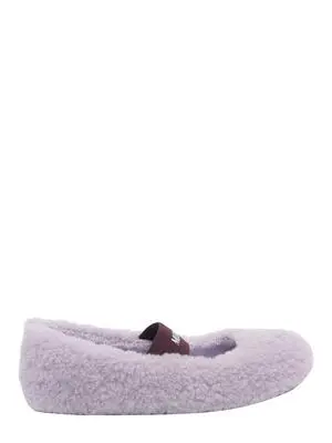 Moon Boot MOON BOOT Shearling Flat Ballets Purple
