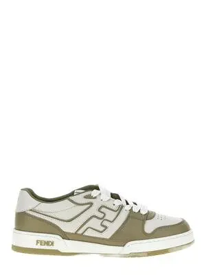 Fendi FENDI Leather Match Sneakers Green
